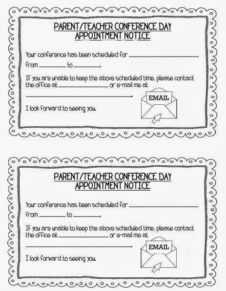 Parent Teacher Conference Request Form