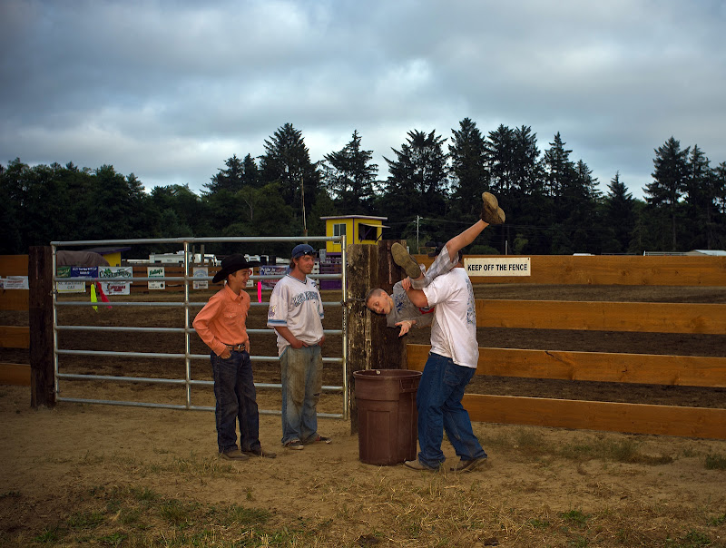 Picture Window photo blog : Junior rodeo preview night, Long Beach, Wa.