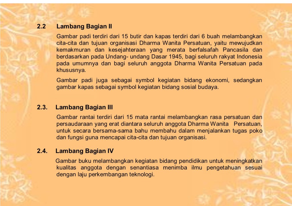 Lambang DWP - Dharma Wanita Persatuan Garut