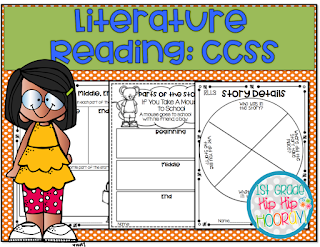 1st Grade Hip Hip Hooray!: CCSS Reading/Literature Assessment Activities!