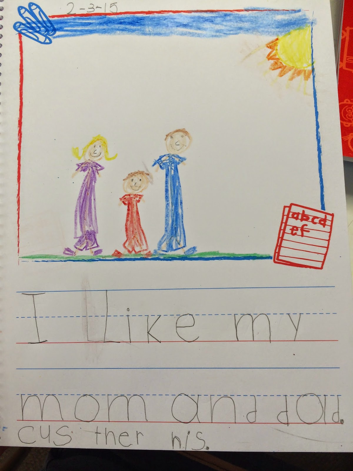 Miss Jessica's Kindergarten: I LOVE Kindergarten Writing!