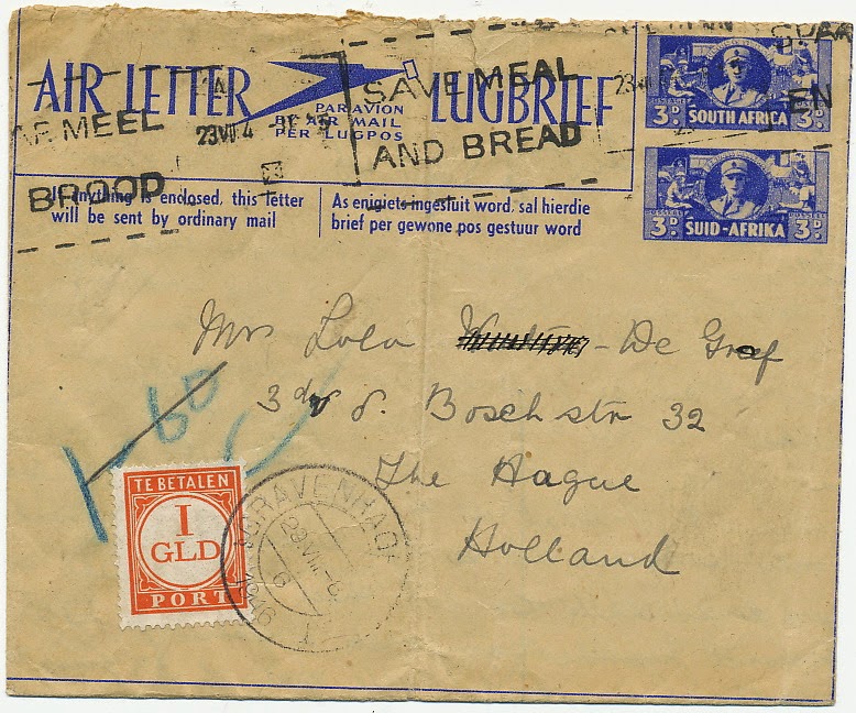 Aerogrammes & Airletters - Philatelic Archeology: South Africa: No Air ...