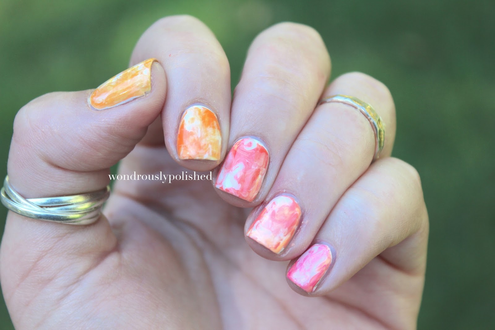 Wondrously Polished: April Nail Art Challenge - Bright!