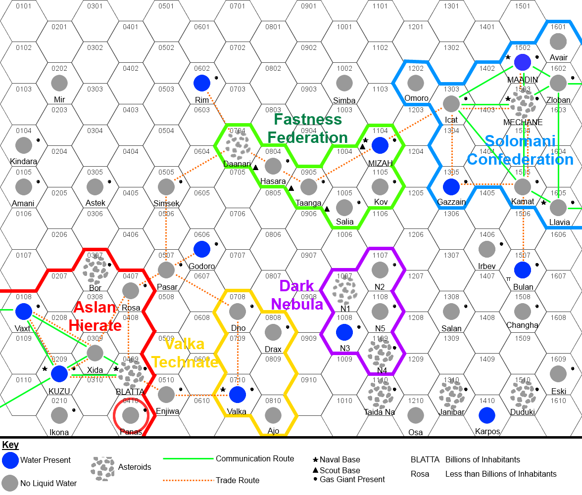 What do you use to create your subsector maps? | Citizens of the Imperium