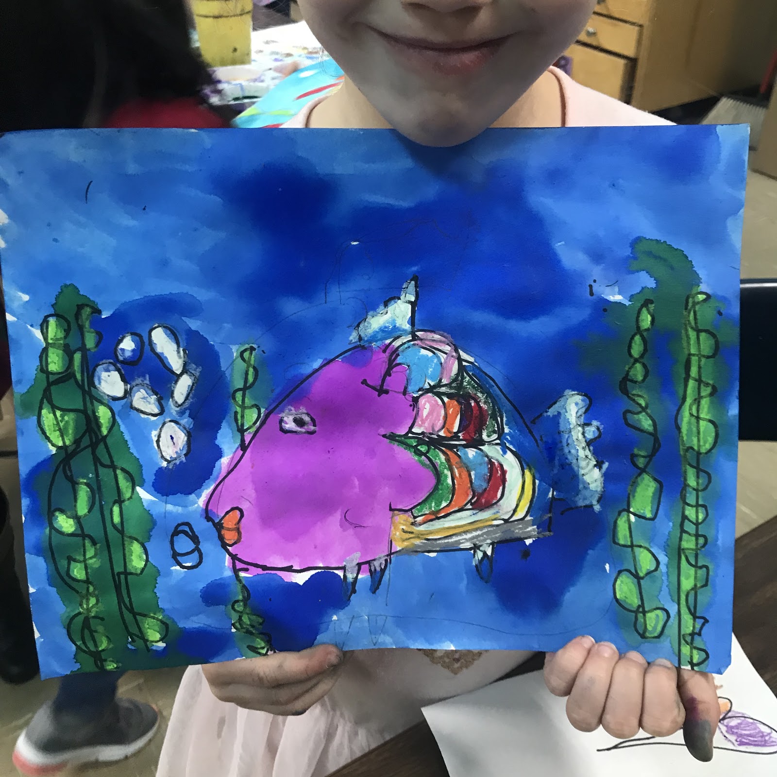 Elements of the Art Room: Kindergarten Rainbow Fish