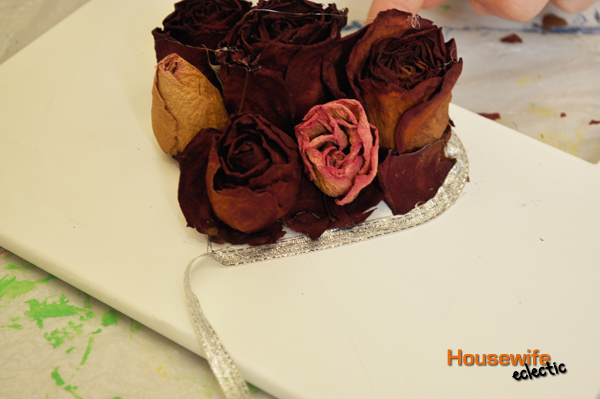 Rose Memory Frame (with saved dried roses) - Housewife Eclectic