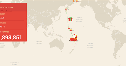 Maps Mania: Tracking Santa in Real Time