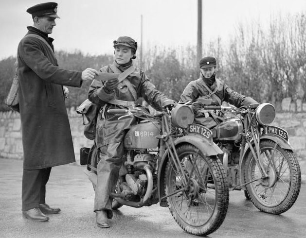 RoyalEnfields.com: Wanted: Photos of women Dispatch Riders of WWII
