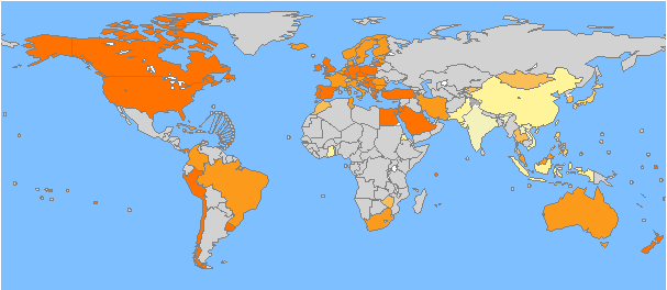KirolXabi: World Map of BMI: Obesity and Overweight - Mapa Mundial de ...
