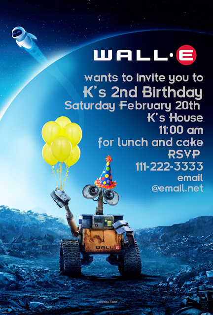 Entirely Emily: Wall-E Party