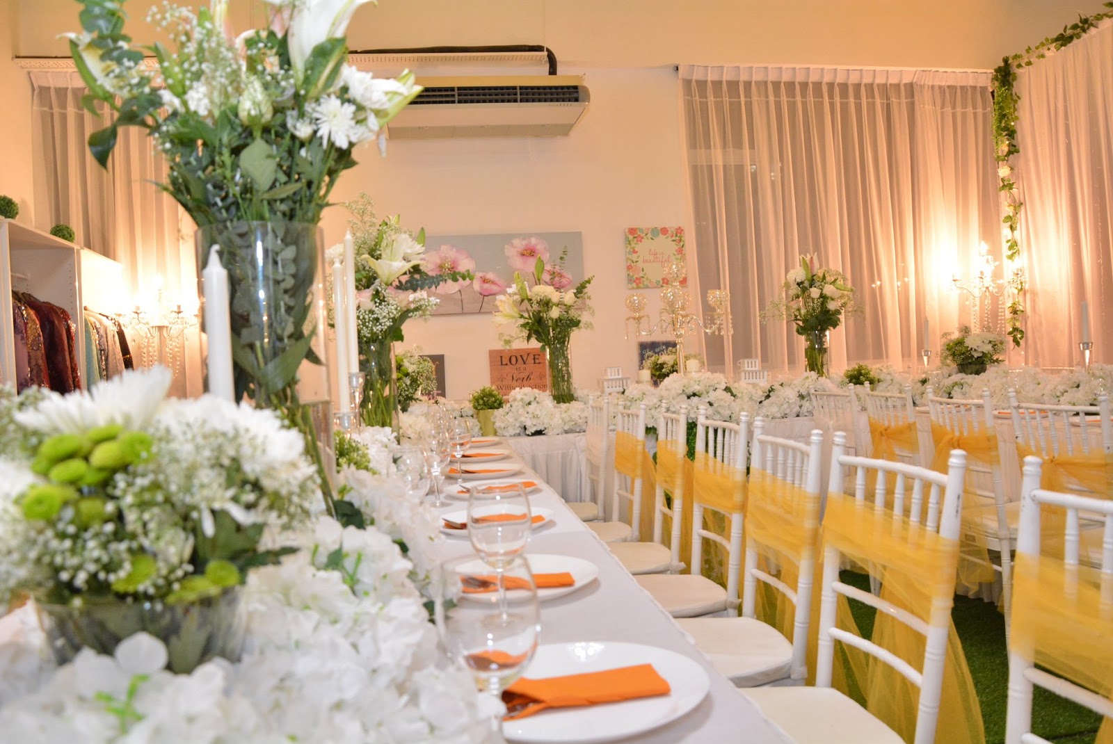 DEKORASI MEJA PENGANTIN DAN EVENT SPACE
