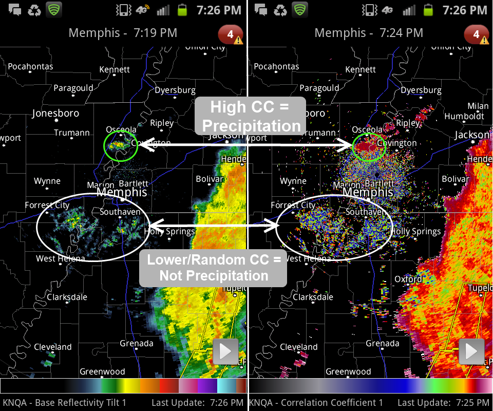 MWN Blog: Identifying false weather returns (anomalous propagation ...