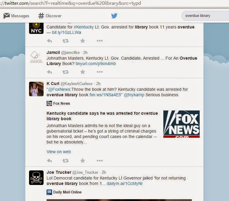 The Young/Masters 4 Governor, 2015 Blog: KSP Michael Hatler Arrested Me ...