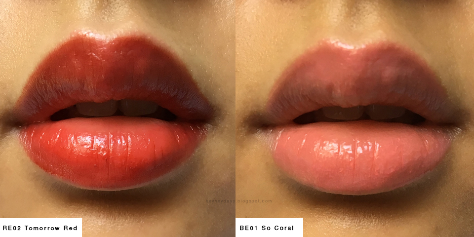 [REVIEW]: It’s My Bong Tint | Tomorrow Red [RE02] and So Coral [BE01 ...