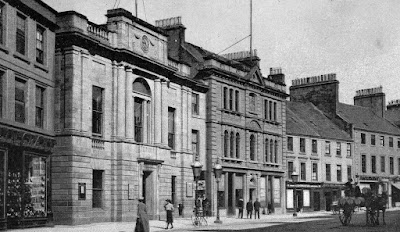 Tour Scotland: Old Photograph Town Hall Arbroath Scotland