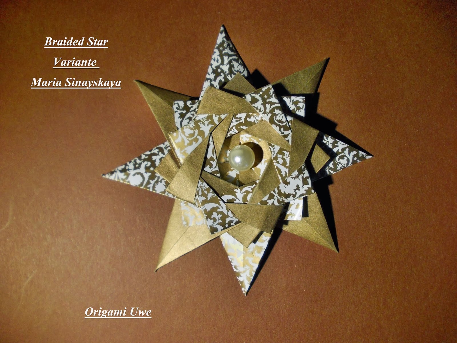 Origami, Fleurogami und Sterne : Braided Star und Advanced Braided ...