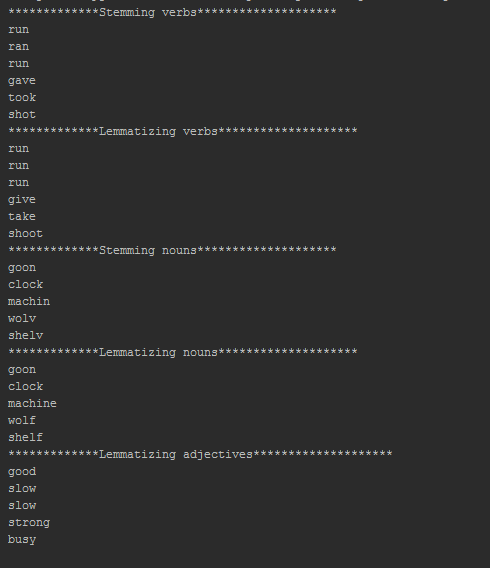 Natural Language Processing with Python NLTK part 7 - Lemmatizing