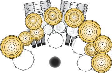 Tony Royster Jr Drum Set