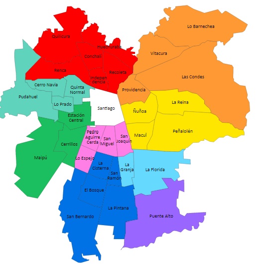 La creación de las comunas en la ciudad de Santiago.-a