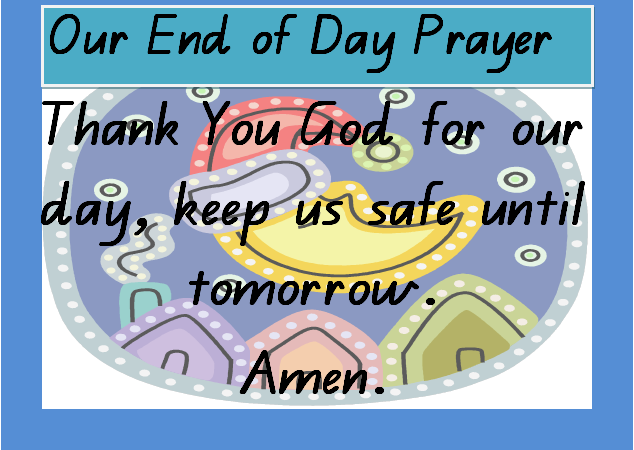 Prep Blue 2013: Our Class Prayers