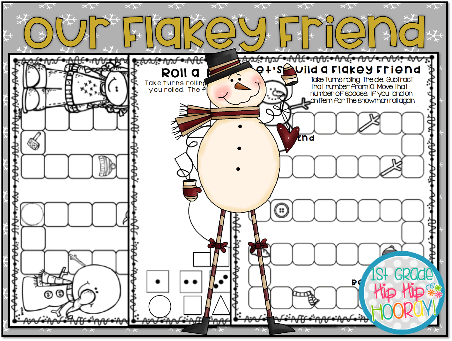 1st Grade Hip Hip Hooray!: Fun with Flakey Friends!
