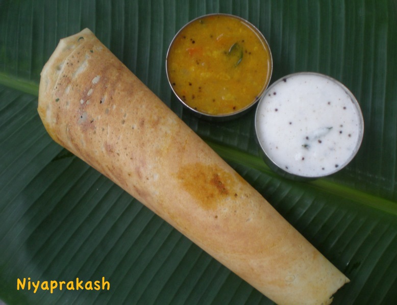 Niya's World: Restaurant Style Paper Dosa