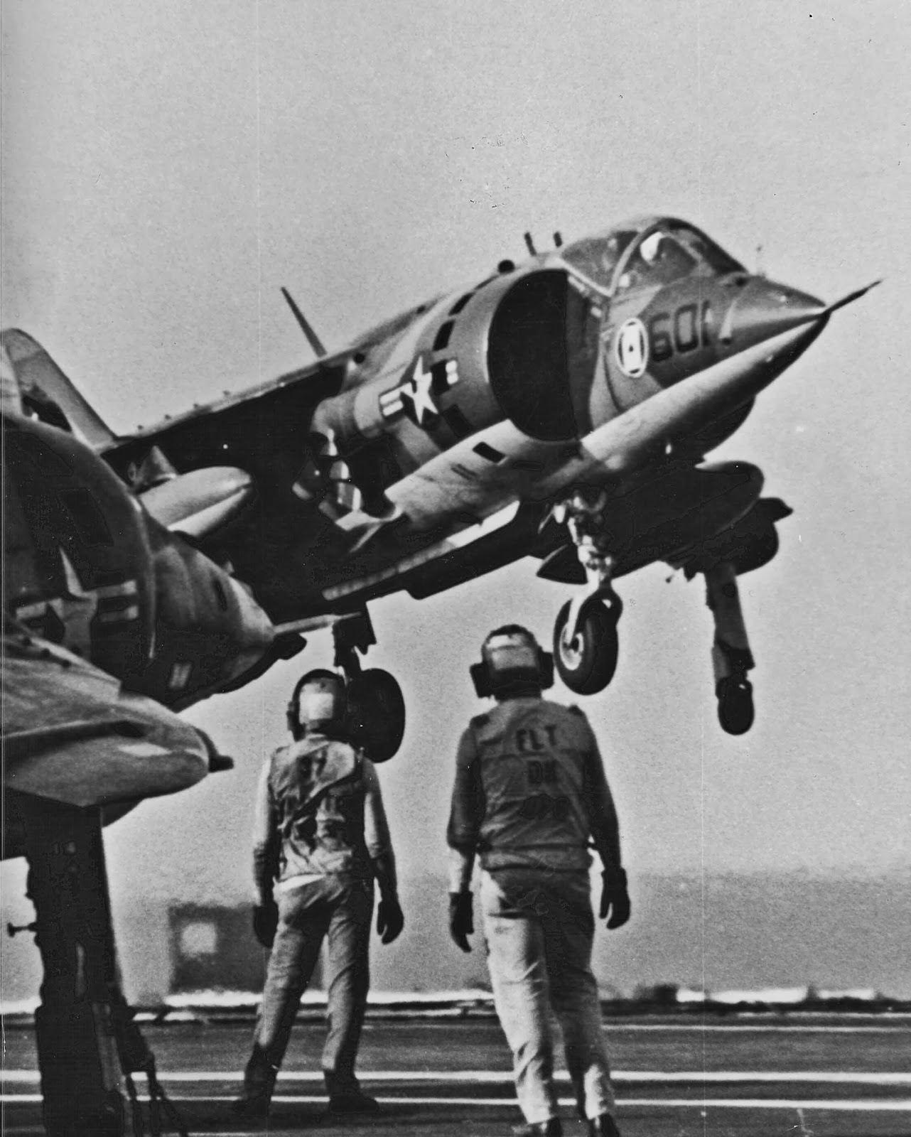 SNAFU!: AV-8A Harrier via National Naval Aviation Museum.