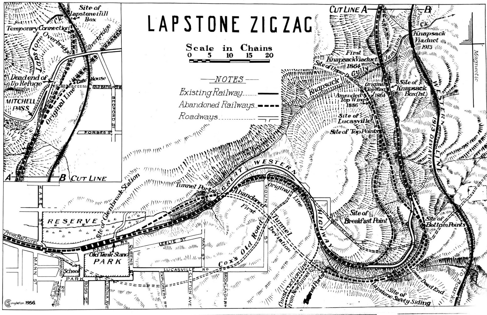 Blue Mountains Local Studies: Knapsack Viaduct, Lapstone