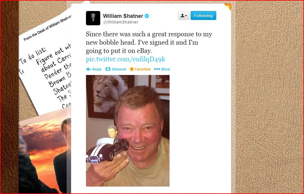 Random Musings: The William Shatner Bobblehead