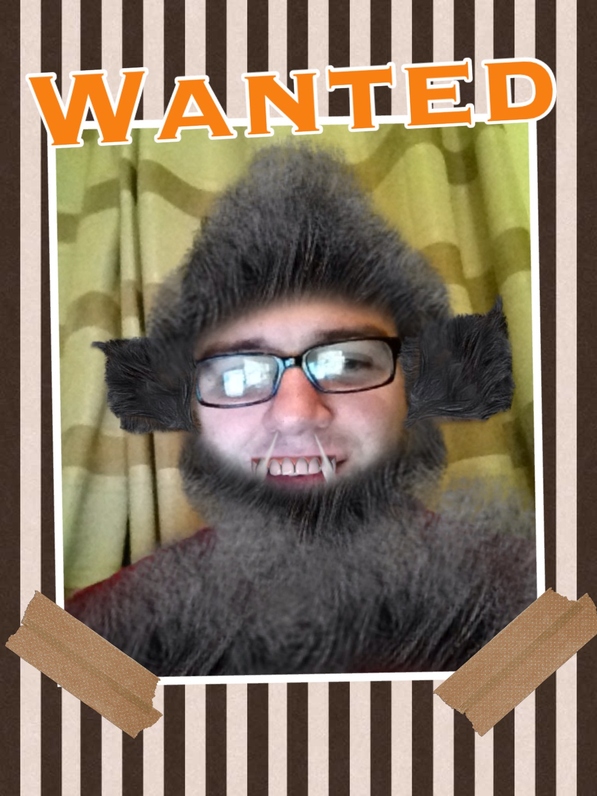 Gary Spracklen: Big Bad Wolf Wanted Poster