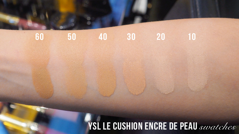 YSL Le Cushion Encre de Peau Fusion Ink Cushion Foundation - Yina Goes