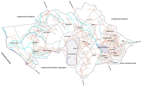 Terbagi kedalam 16 kecamatan, 82 nagari dan 467 jorong