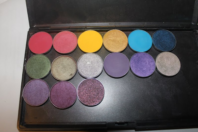 The Dark Side of Beauty: MAC Collection: Colorful Pan Eyeshadows