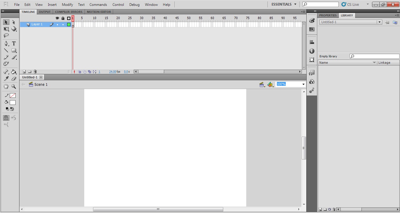 Mengenal Program Adobe Flash CS5