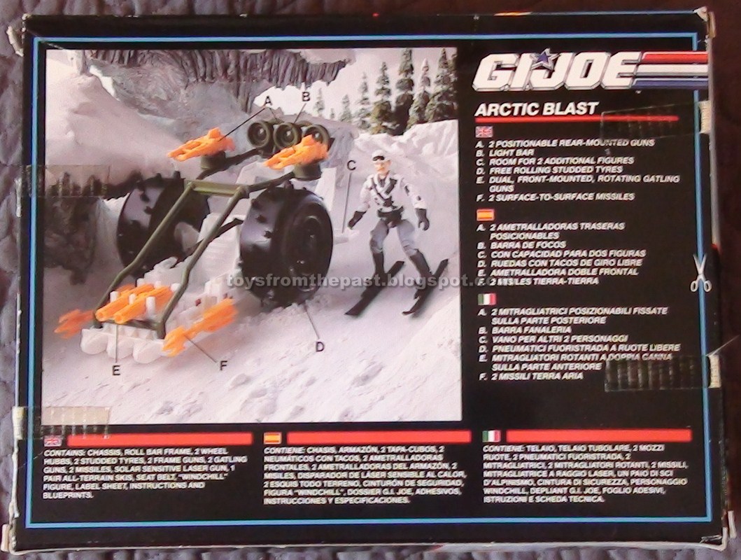 Toys from the Past: #714 G.I. JOE- ARTIC BLAST with WINDCHILL (1989)
