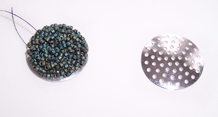 Metal mesh pins