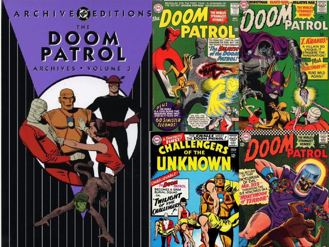 Dave's Comic Heroes Blog: Doom Patrol Archives And More