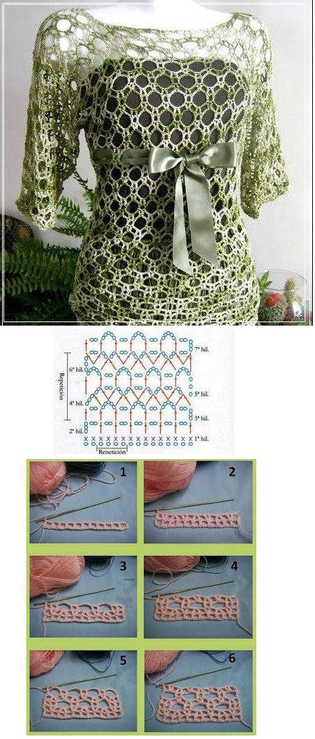 Πλεκτες Ιδεες-Crochet Ideas: crochet pattern shirt summer-πλεκτη ...