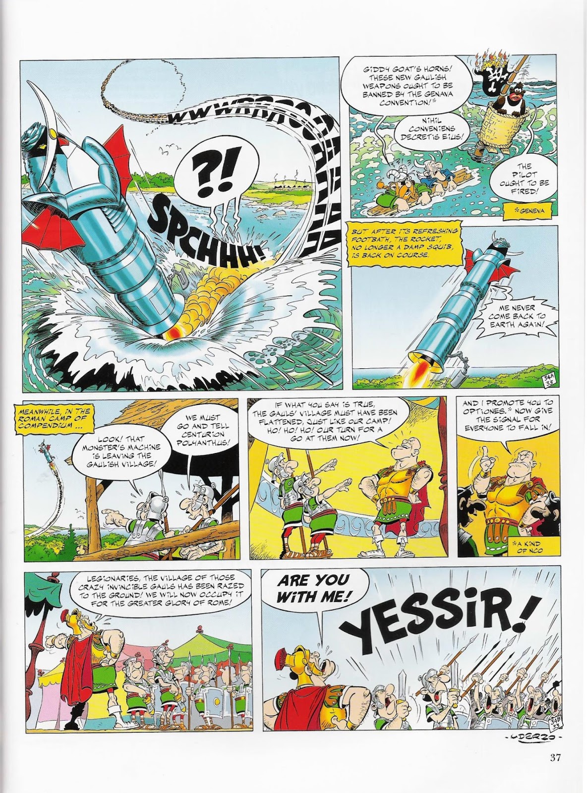 33- Asterix and the Falling Sky | Read All Comics Online For Free