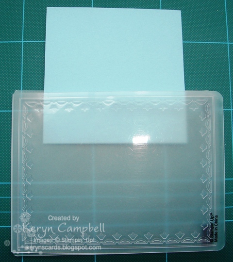 KERYN CAMPBELL - Tutorials: Framed Tulips Embossing Folder - Double ...