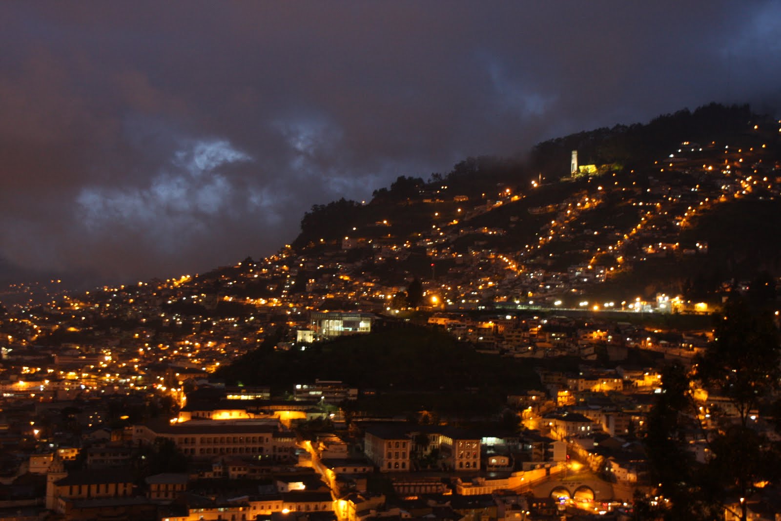 Grasshopper Viewpoints: Quito, Ecuador At Night
