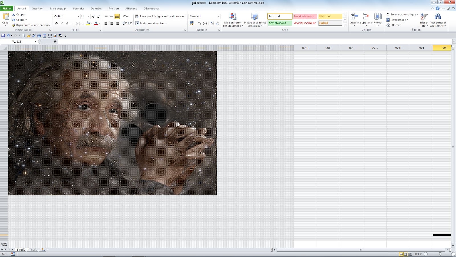 optimisations.ch: macro excel pixel art