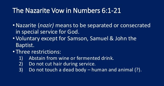 The Hungry Hearts Bible Commentary: Numbers 6:14-15 commentary
