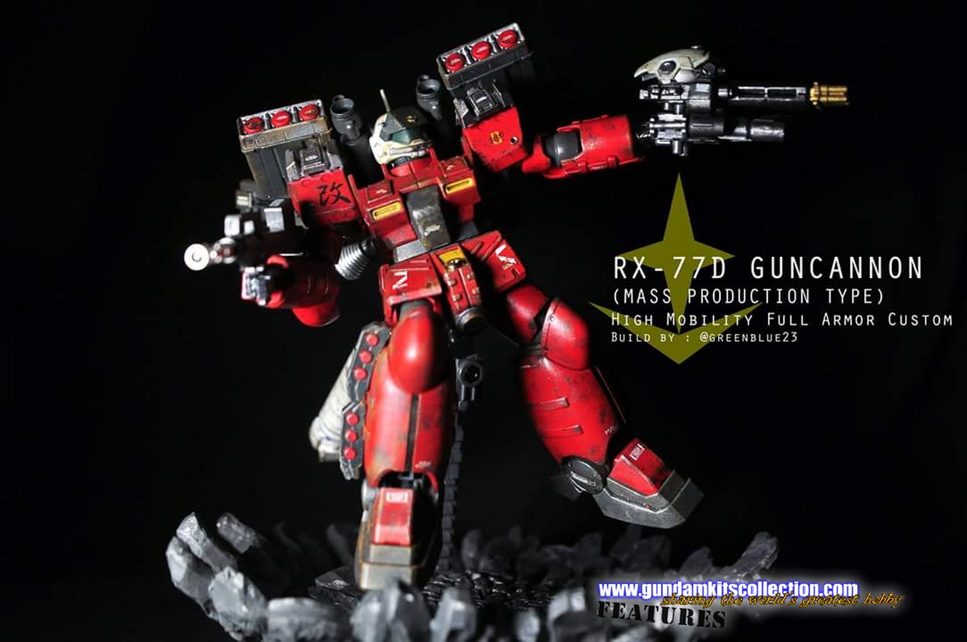 Custom Build: 1/144 Assault Guncannon - High Mobility Full Armor Custom