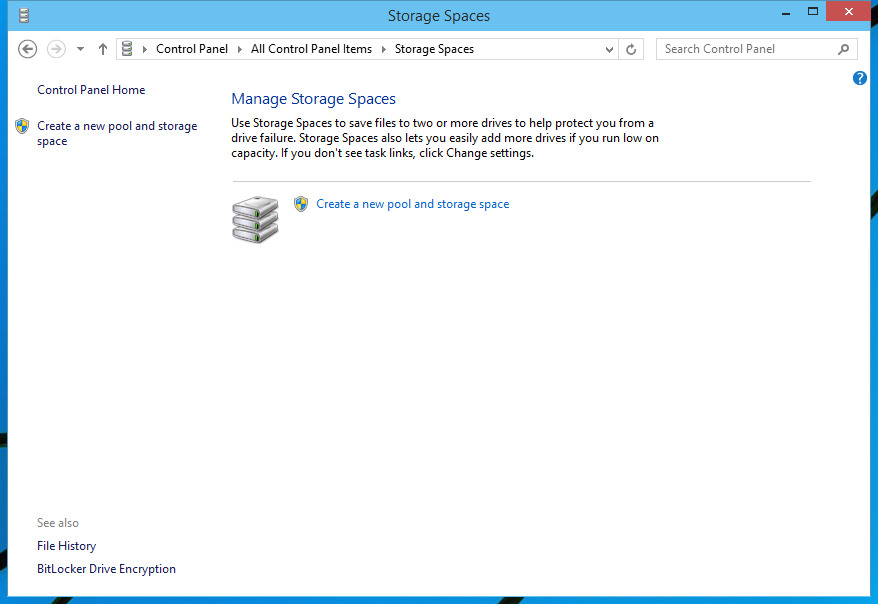 Windows 10 introduces Storage Spaces - Daniel Bs Tech Blog