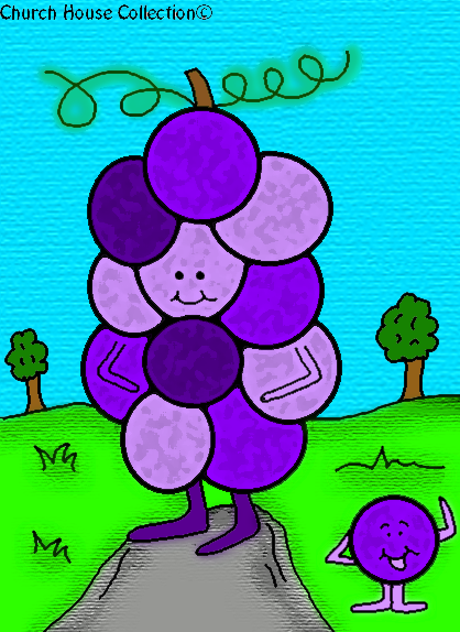 Church House Collection Blog: God Is Grape-Tastic! Coloring Page For ...