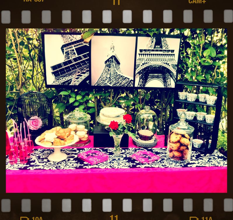 Katrina de Pola Dessert Tables: Parisian Dessert Table