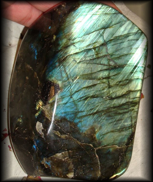 On the Rocks Crystals: The Blog: BIG Standing Labradorite