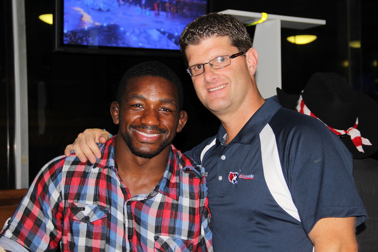 Dr. Fred's Health Blog: After Party USA Wrestling-Cael Sanderson story