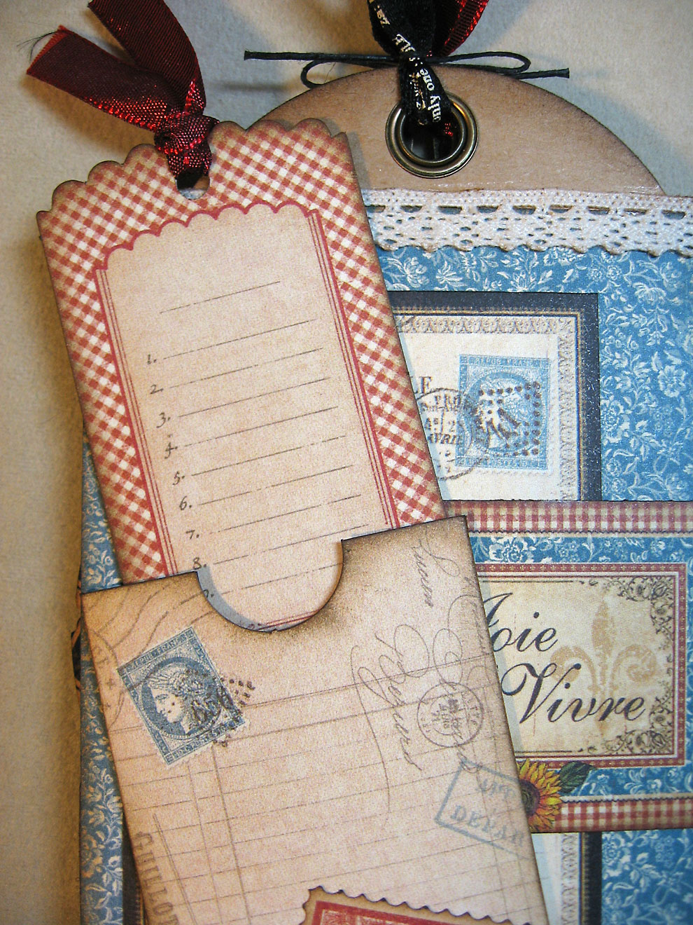Eclectic Paperie: French Country Tag Mini